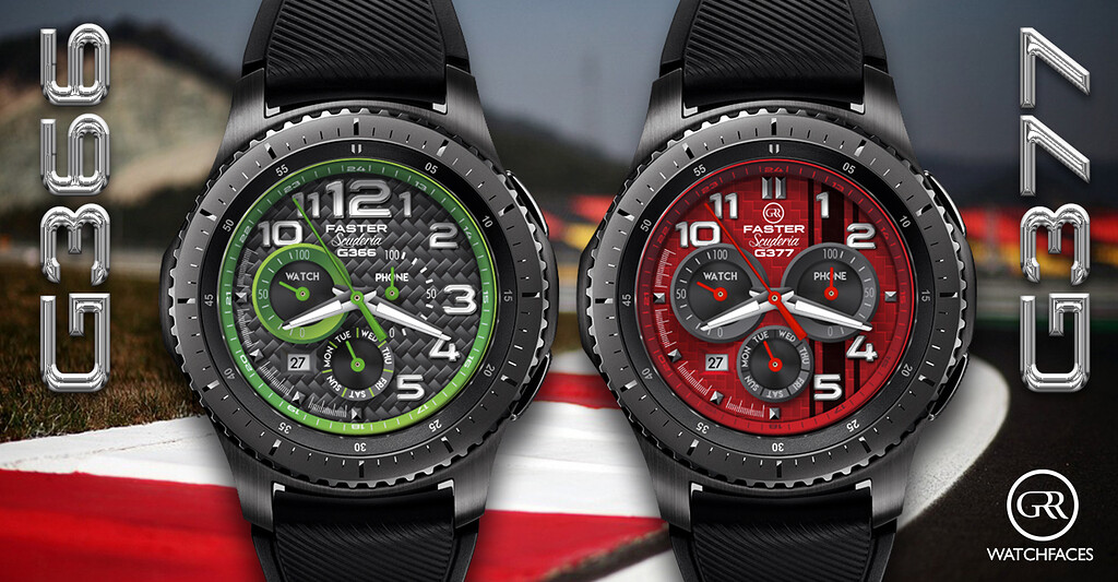 [WatchFace] G366 and G377 by GRR - Showcase - Facer Community