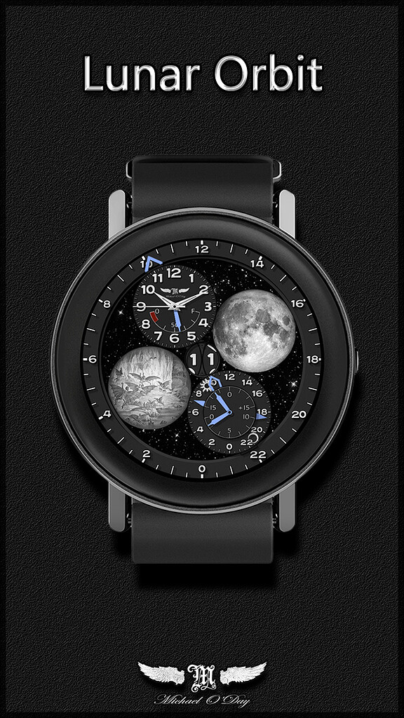 [WatchFace] Lunar Orbit Premium - Published :) - Design showcase ...