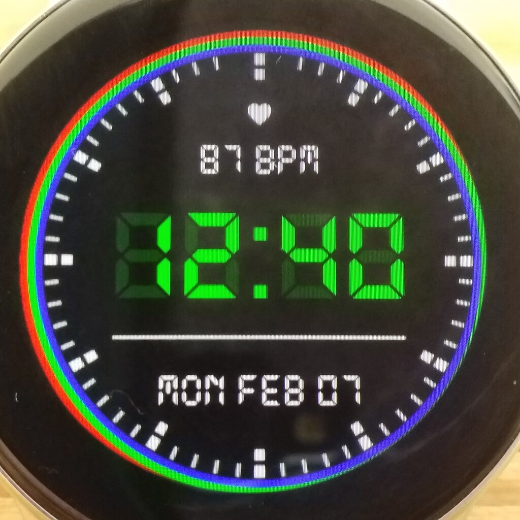 AOD Burn In TEST - Watchface Design - FACER Community